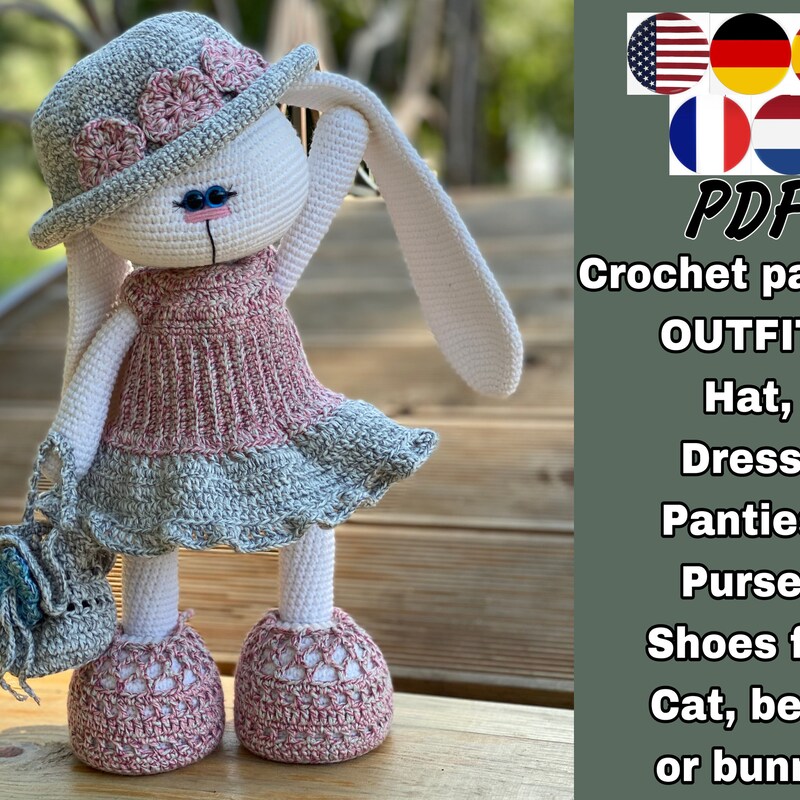 Crochet Bunny Outfit - Etsy