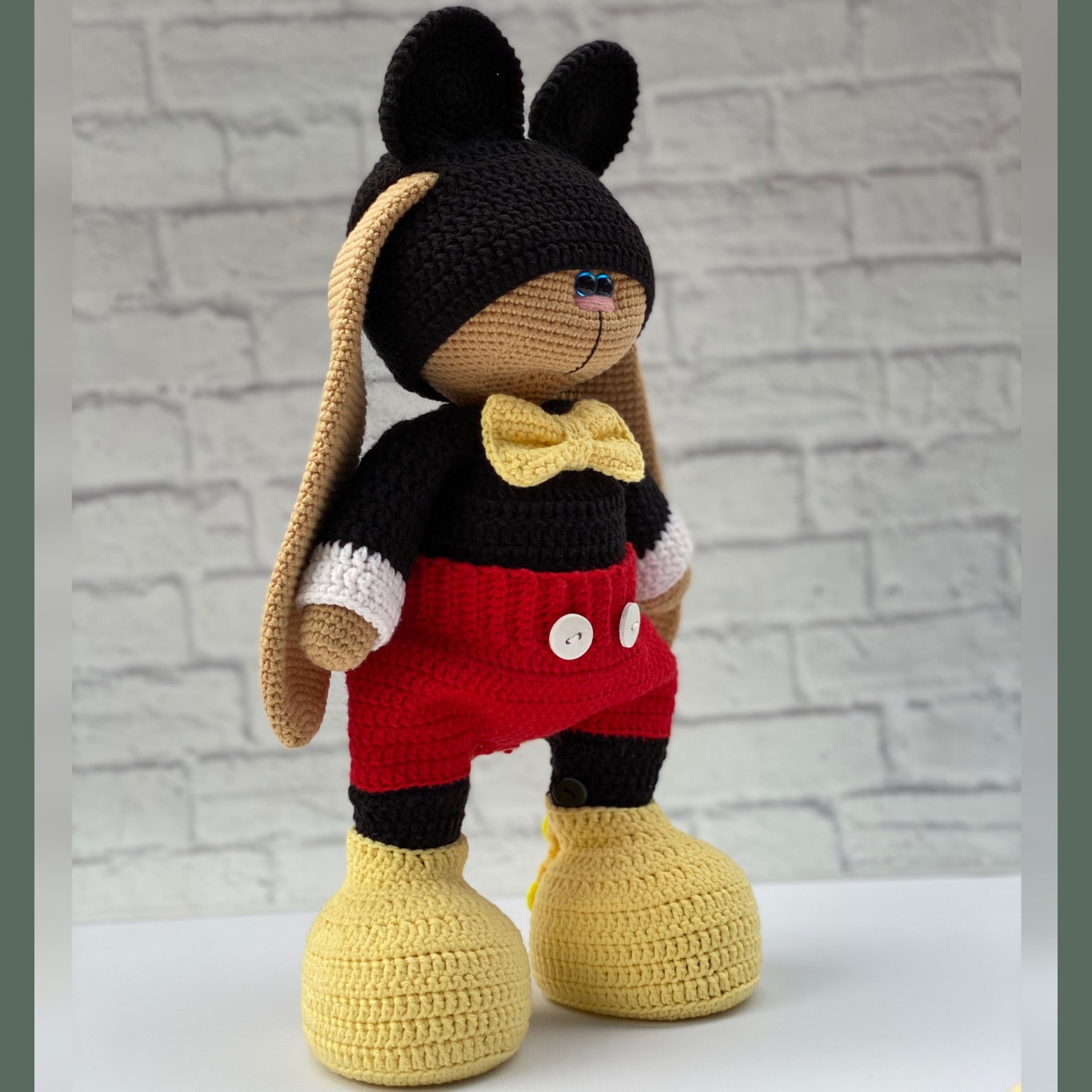 Crochet Pattern Clothes Set mister Mouse for Bunny Bear or - Etsy