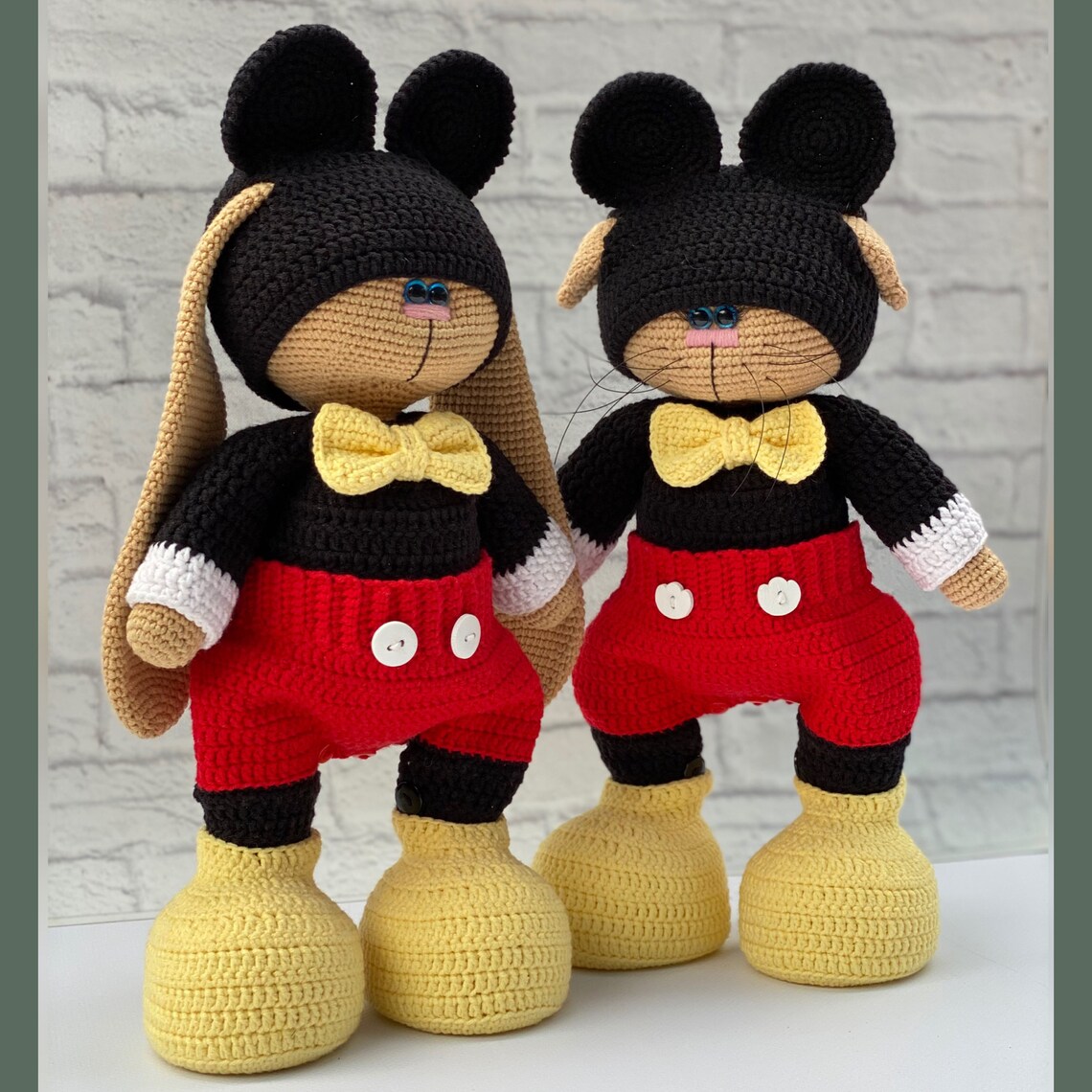 Crochet Pattern Clothes Set mister Mouse for Bunny Bear or - Etsy