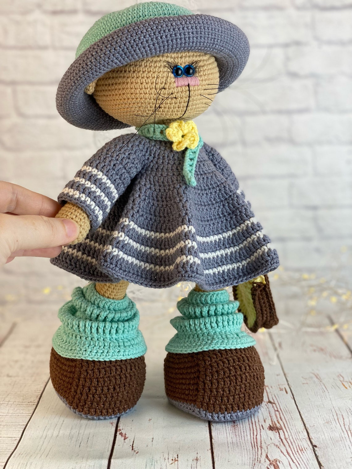 OUTFIT Crochet Pattern lady M Clothes Set. Amigurumi Pattern - Etsy