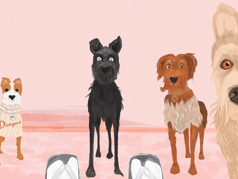 Isle of Dogs Wes Anderson Movie Poster Film Print Original - Etsy