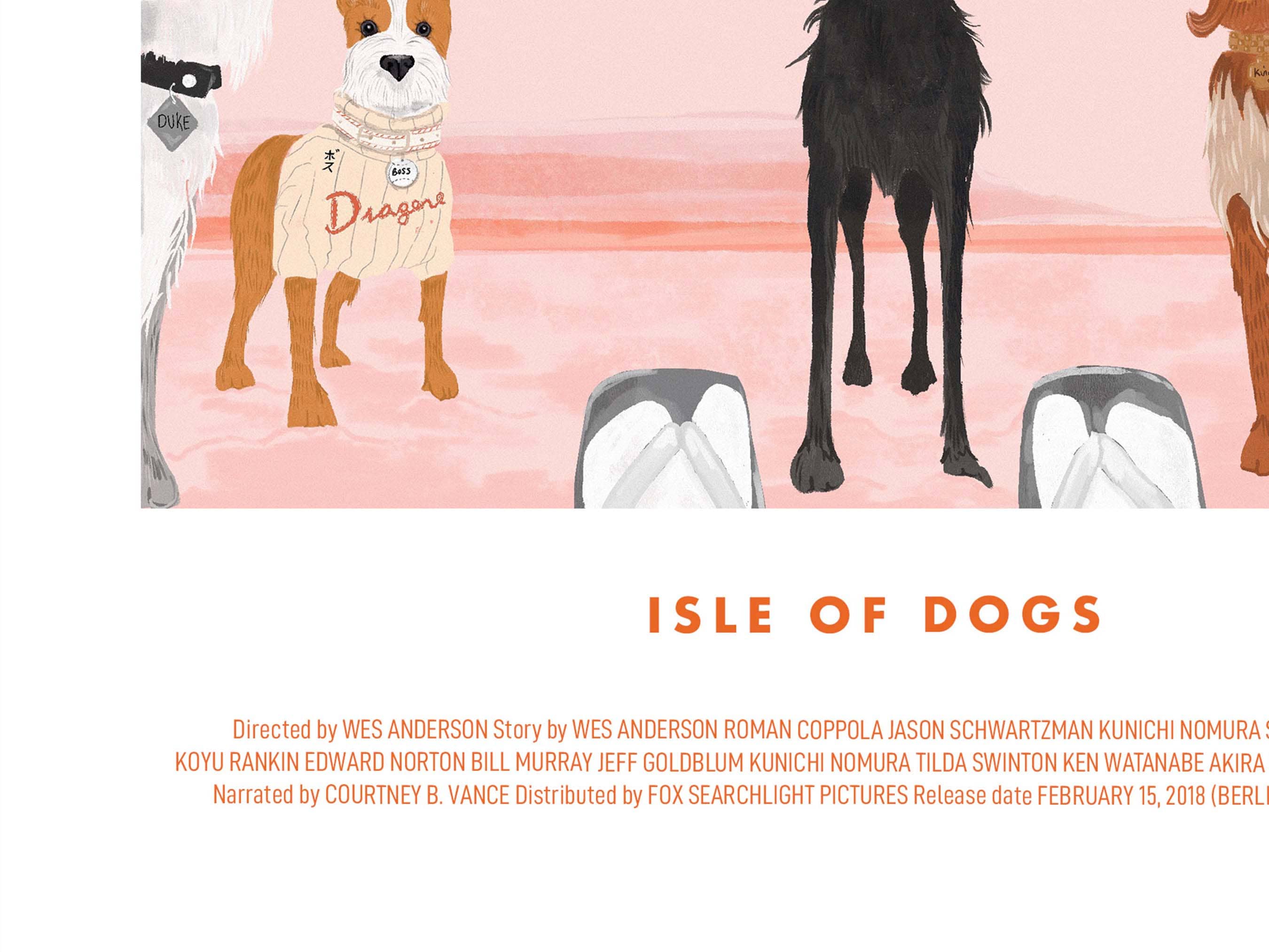 Isle of Dogs Wes Anderson Movie Poster Film Print Original - Etsy