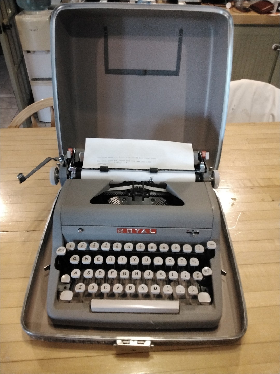 Royal Quiet Deluxe Portable Typewriter With Case - Etsy