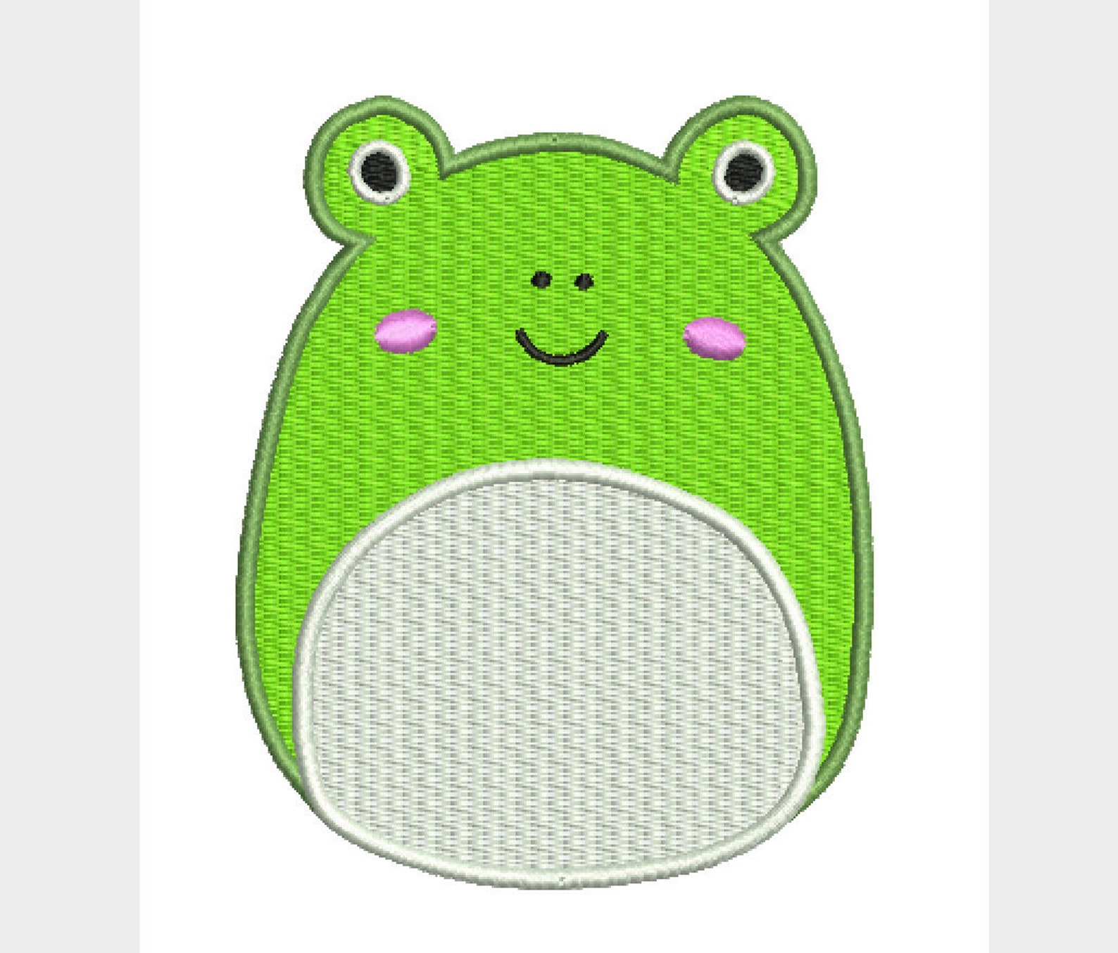 Squishmallow Frog Digital Embroidery Design - Etsy