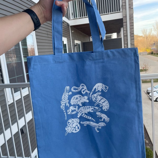 Tote Bag With Snakes - Etsy
