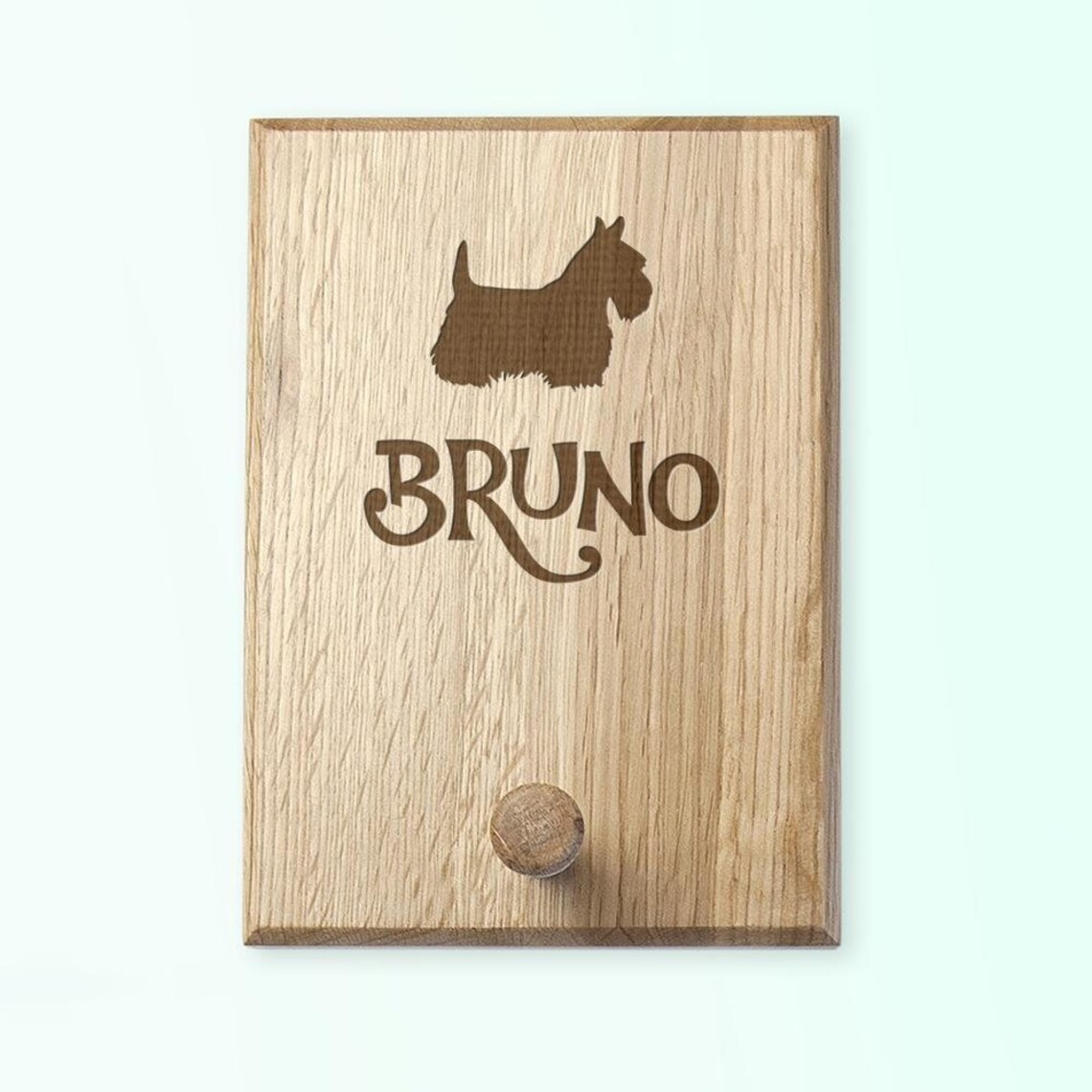 Personalised Solid Oak Collar and Lead Peg Hook Dog Coat Hook - Etsy UK