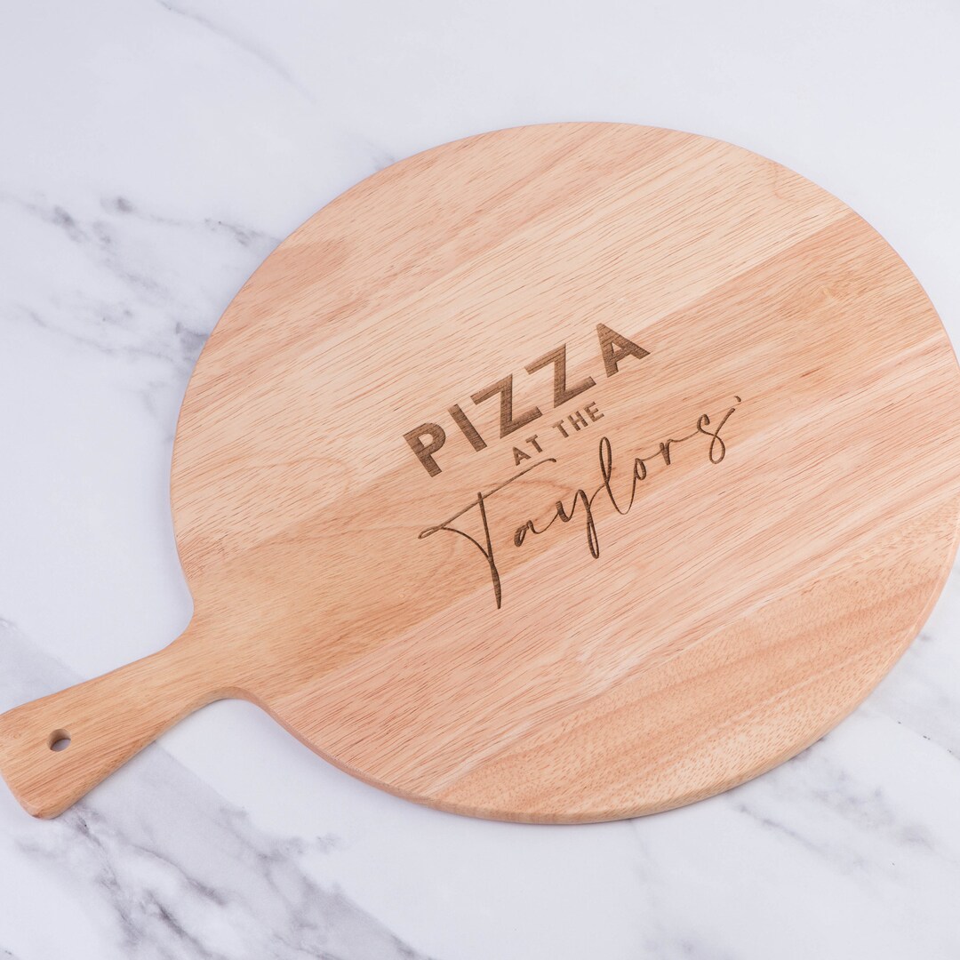 Personalised Pizza Board | Pizza Serving Board | Large Custom Pizza ...