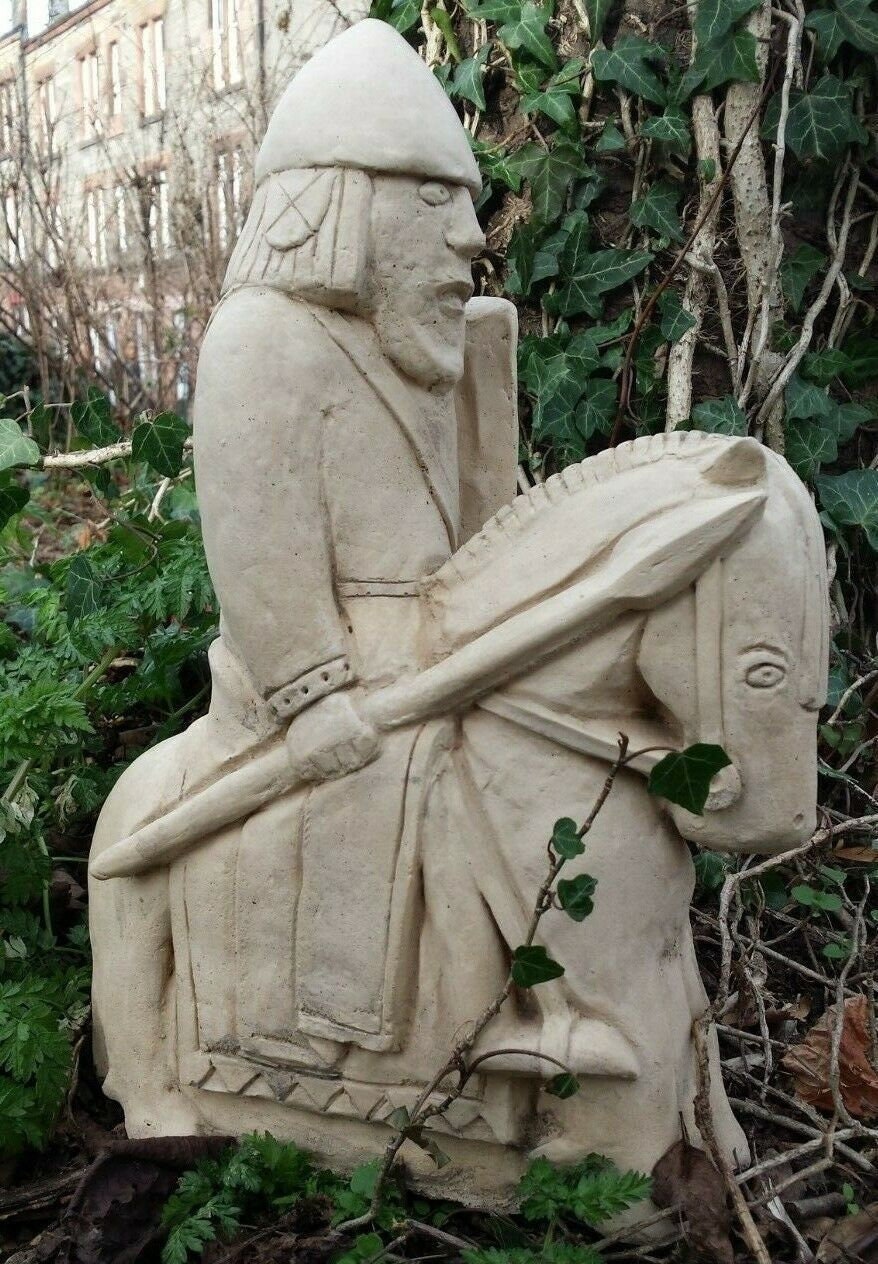 Large Cast Stone Lewis Knight - Etsy UK