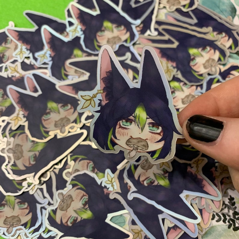 Tighnari Mushroom Sticker Genshin Impact Sumeru - Etsy