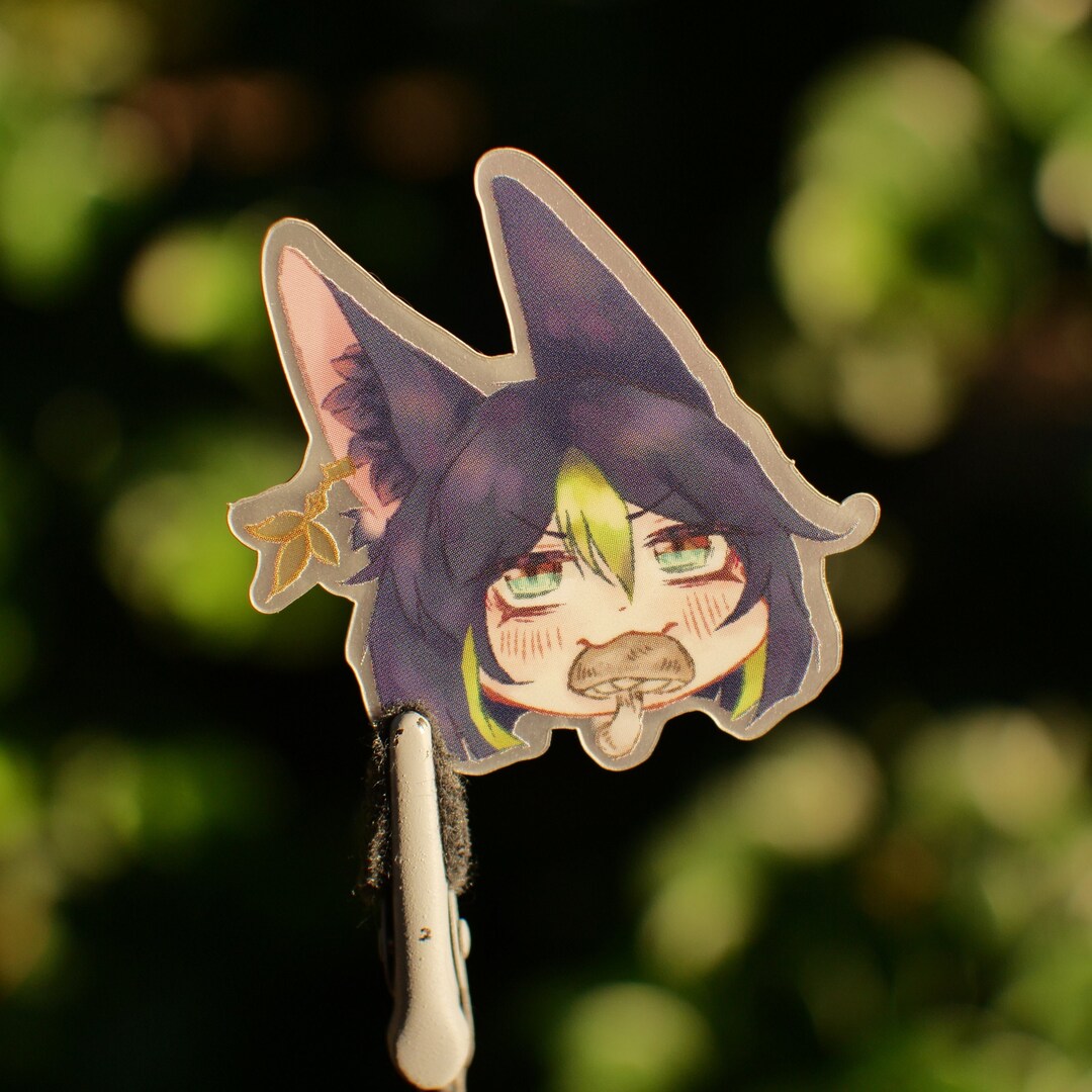 Tighnari Mushroom Sticker | Genshin Impact Sumeru - Etsy