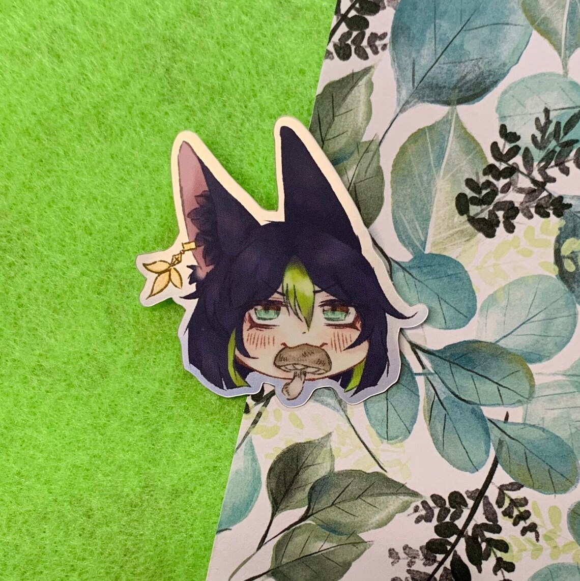Tighnari Mushroom Sticker Genshin Impact Sumeru - Etsy