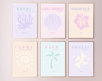 Coconut Girl Aesthetic Poster - Etsy