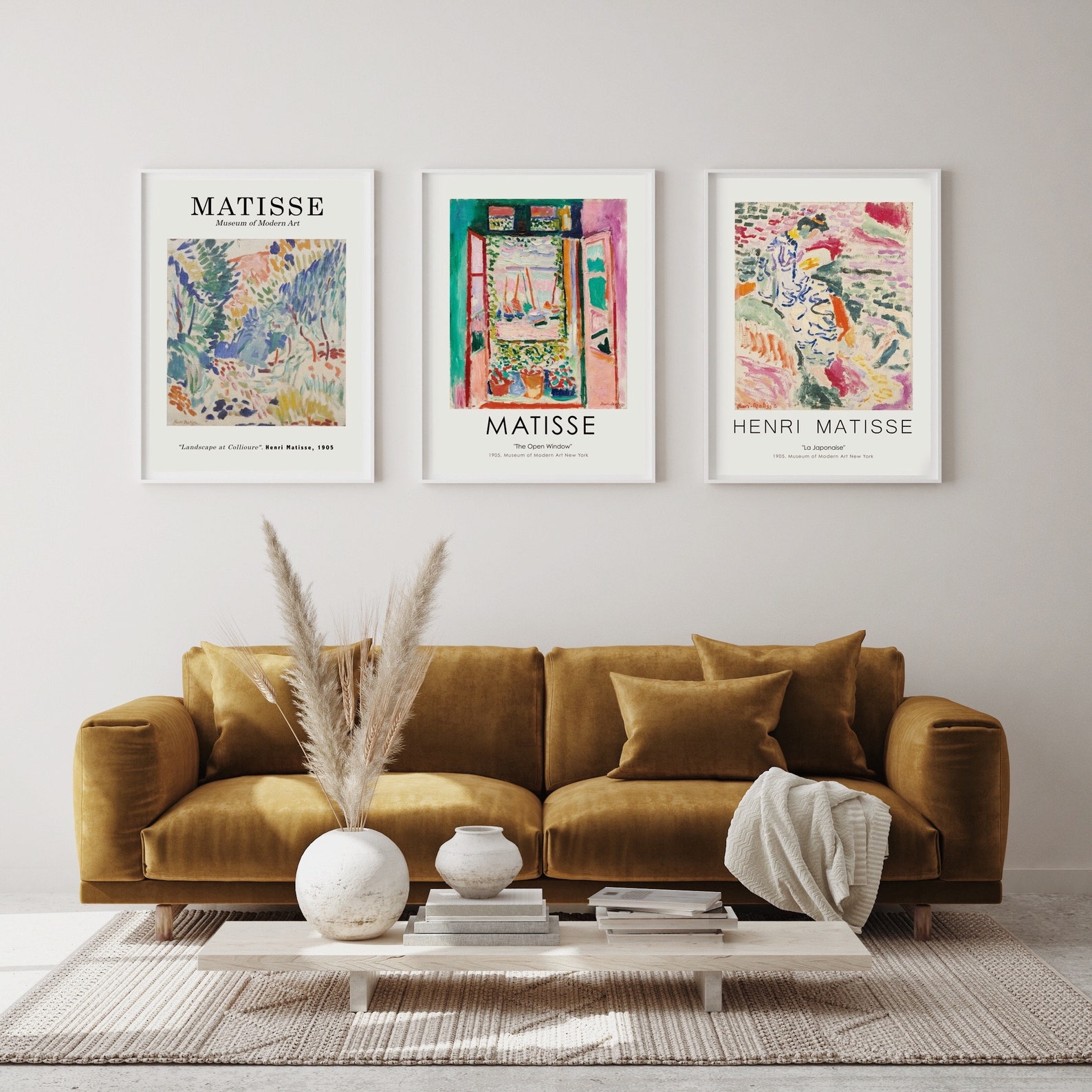 Henri Matisse Art Exhibition Poster Set of 3, Matisse Print Set of 3 ...