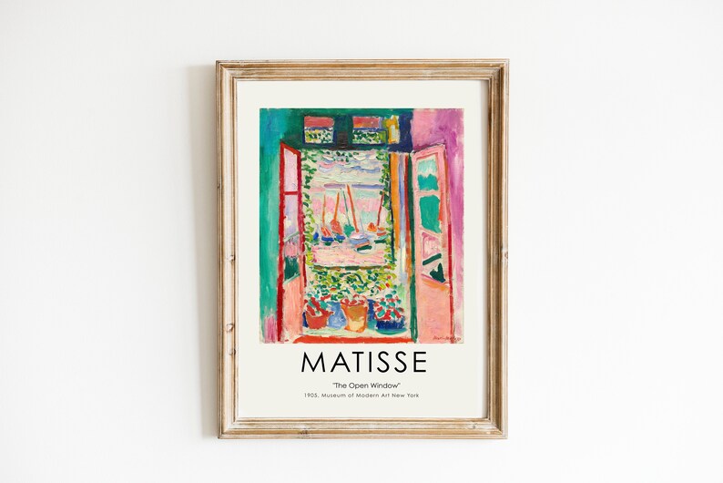 Matisse Print Set of 3 Digital Prints, Matisse Exhibition Poster ...