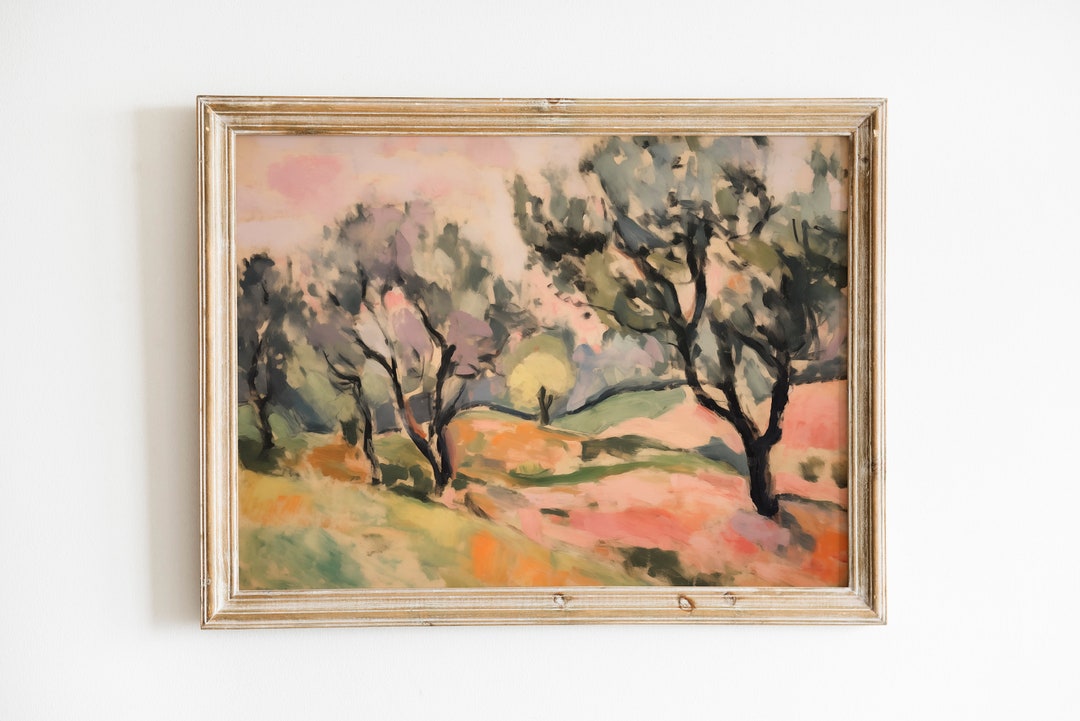 Henri Matisse Olive Trees at Collioure Inspired, Vintage Gallery Wall ...