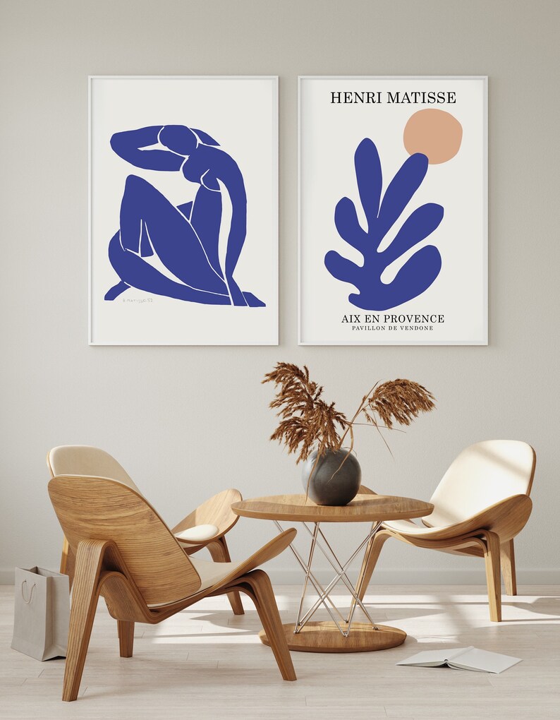 Matisse Blue Woman Digital Download [special Offer] - Etsy