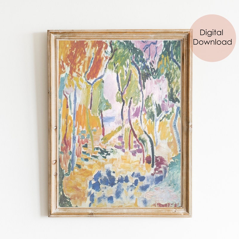 Yellow Matisse Print - Etsy