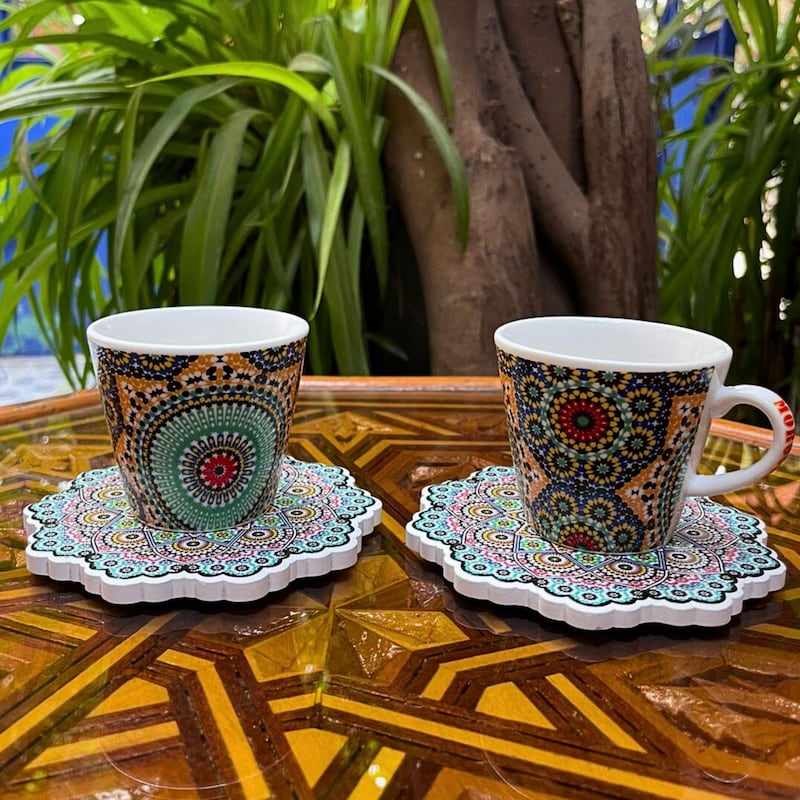 Arabic Coffee Cups Set - Etsy