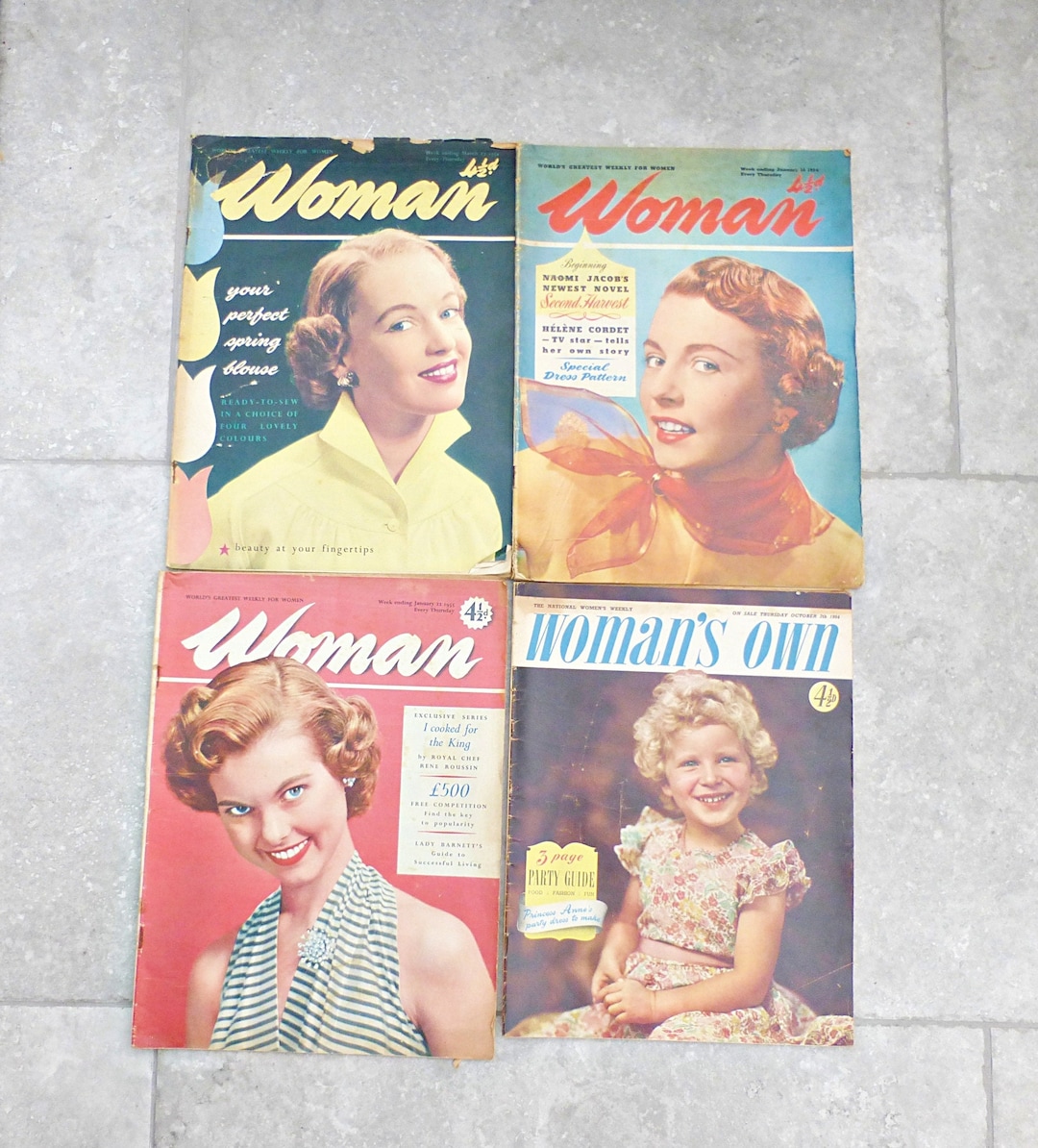 Vintage Fashion Magazine | 1950s Woman Fashion Magazine | Antique ...