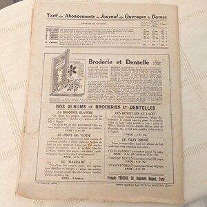 Antique French Magazine for Women | French Ephemera | Journal De ...