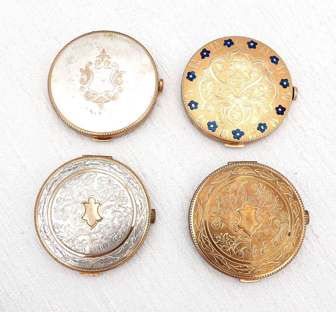 Vintage Elizabeth Arden "swiss Twist" Powder Compacts, Made in ...