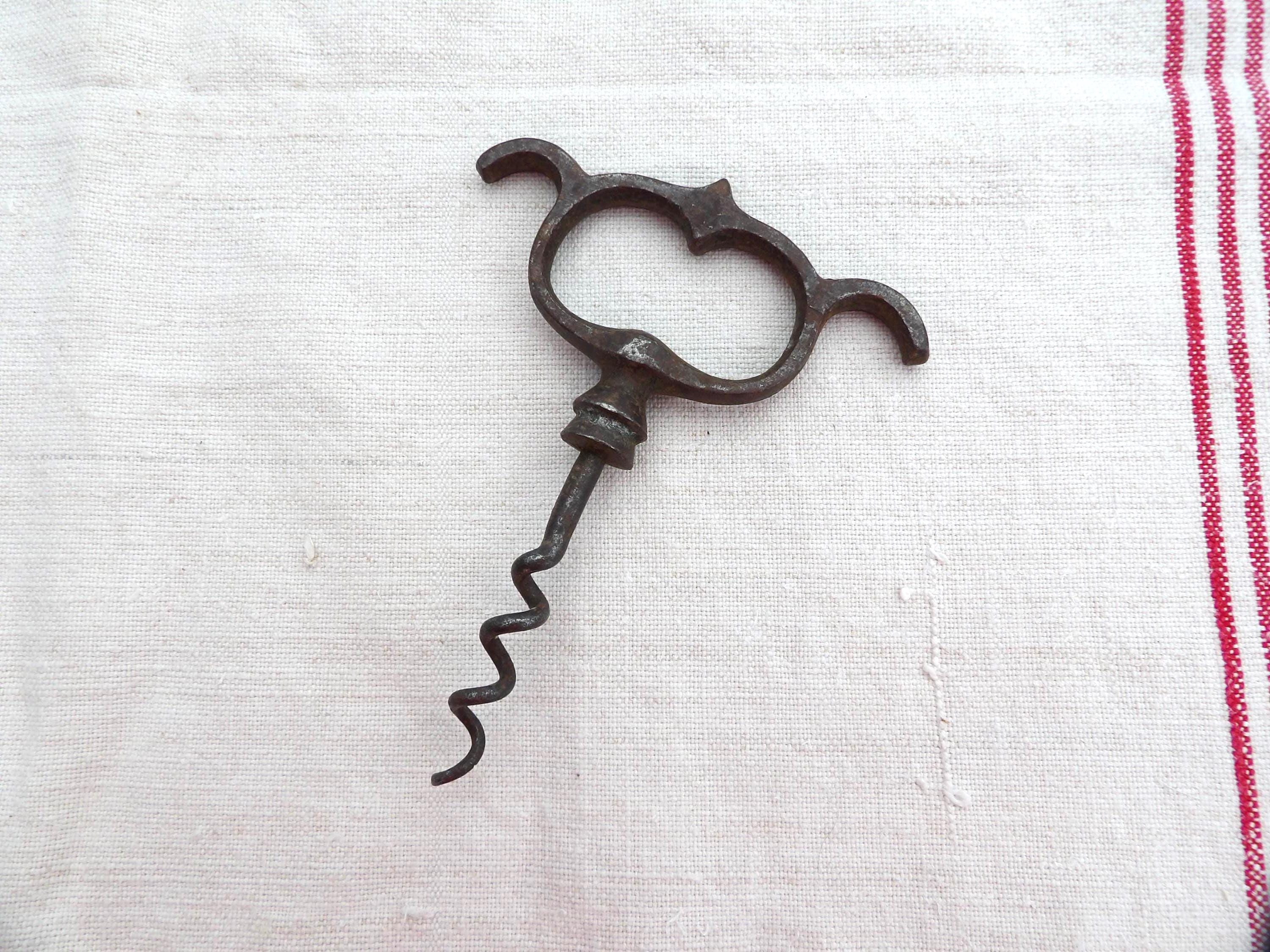 Vintage Cast Iron Corkscrew , Victorian Four Finger Bottle Opener - Etsy UK