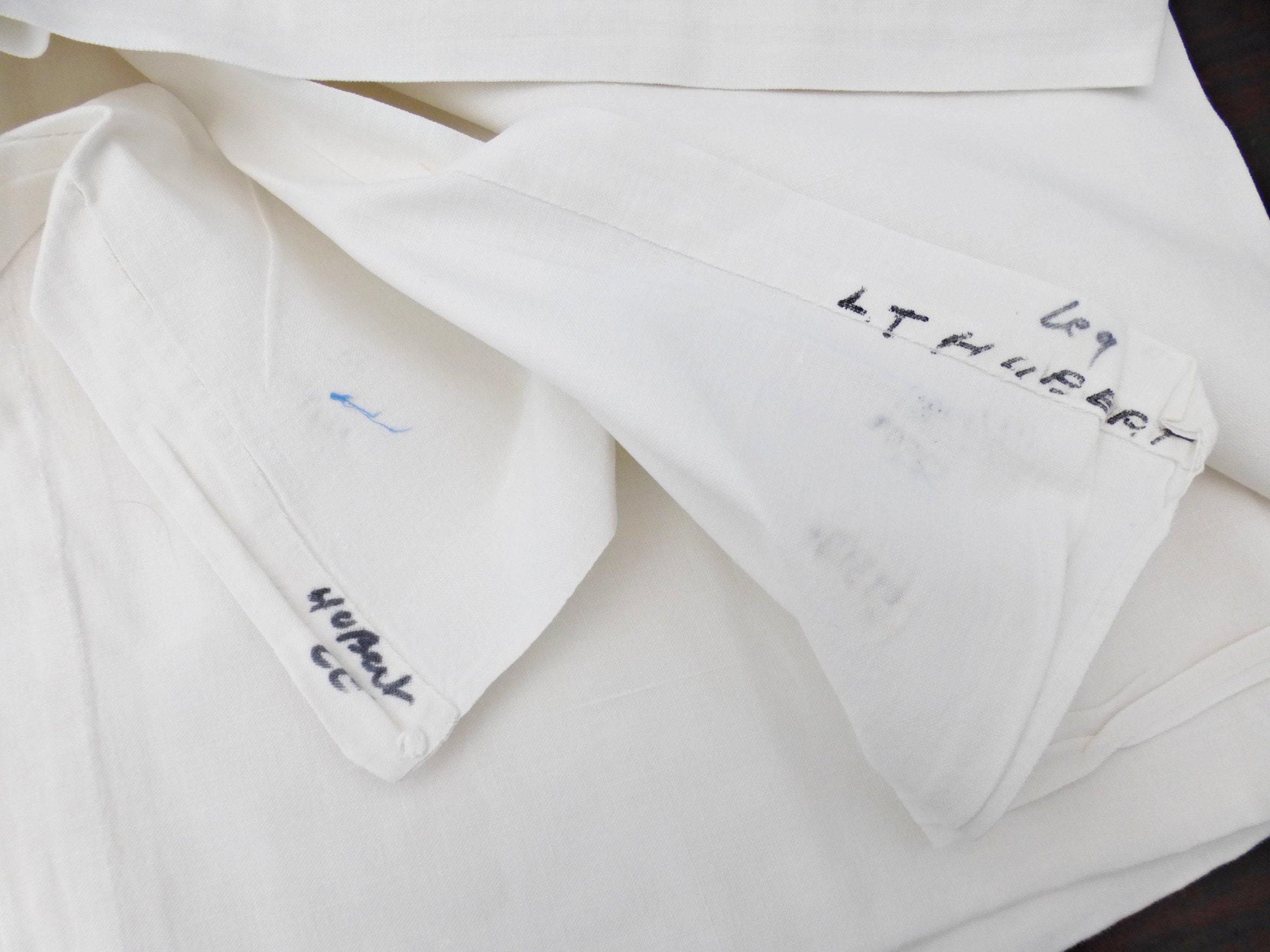 Antique French Monogrammed Linen Sheet – Vintage White Flat Sheet ...