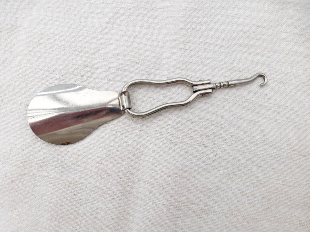 Vintage Folding Button Hook Vintage Shoe Horn and Button - Etsy
