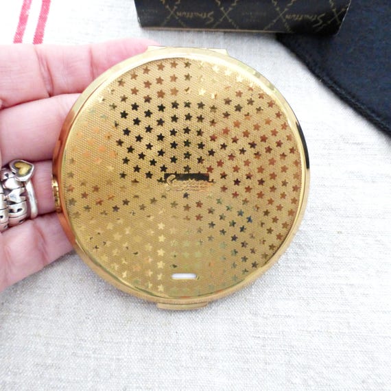 RARE Vintage Stratton Black & White Compact | Stratto… - Gem