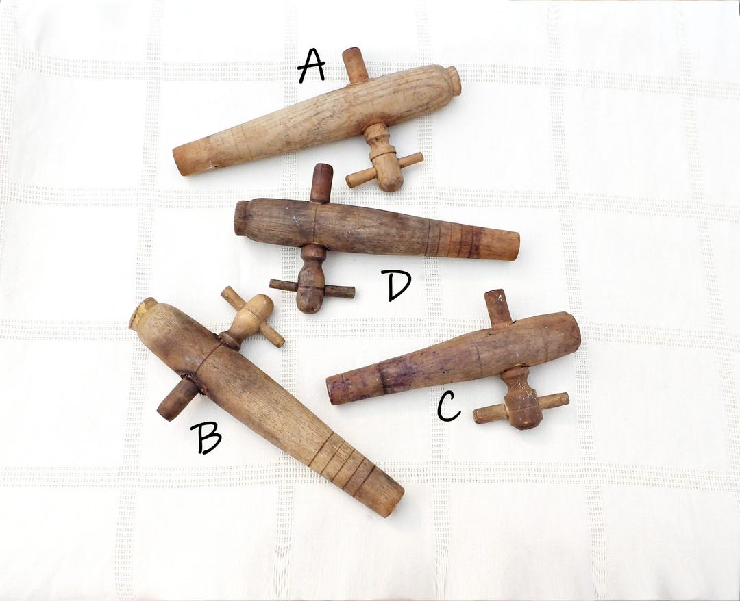 Vintage French Wine Barrel Tap: Rustic Bar Decor, Cask Keg Spigot - Etsy