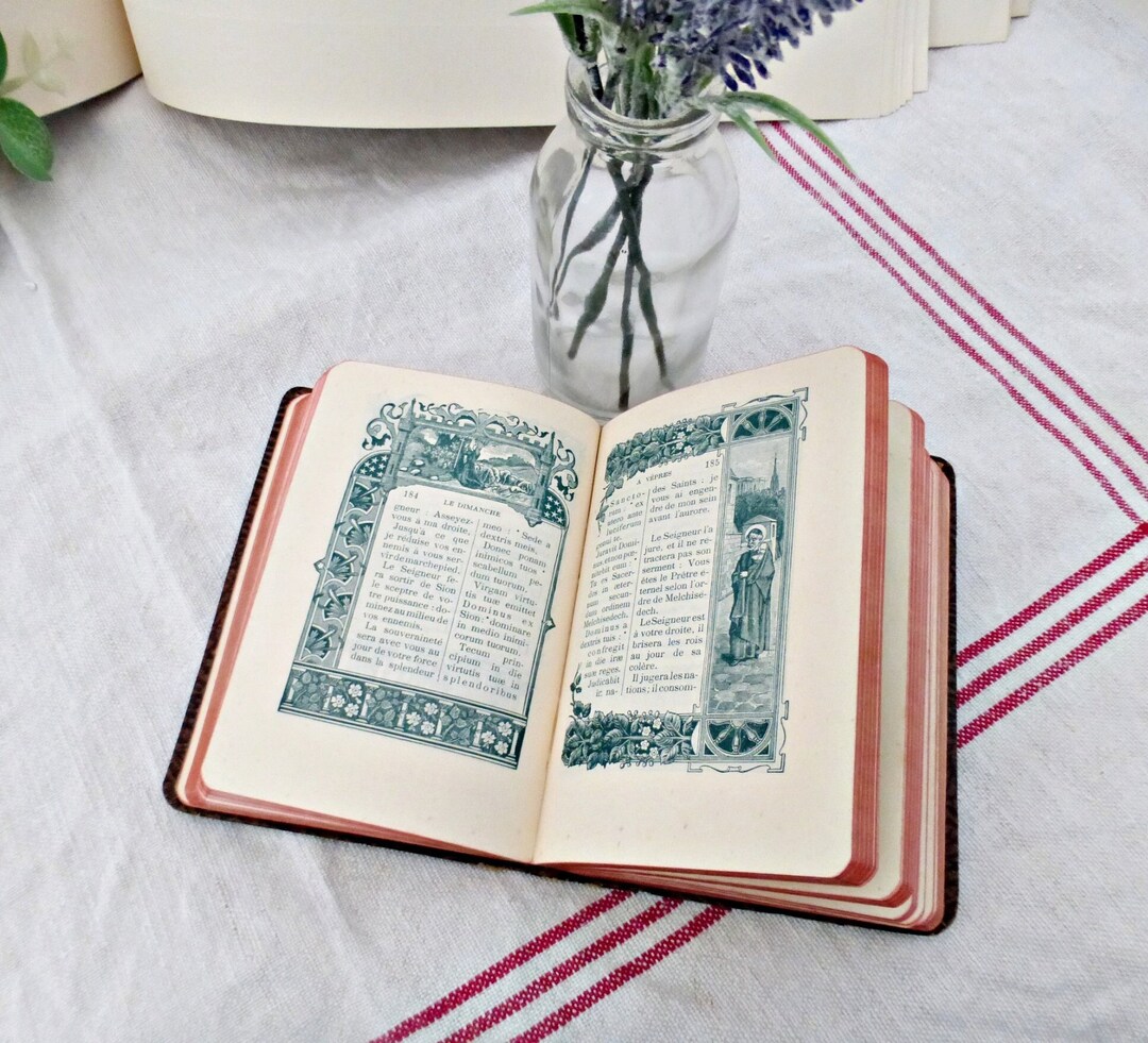 Vintage Prayer Book French Missel French Antique Prayer - Etsy