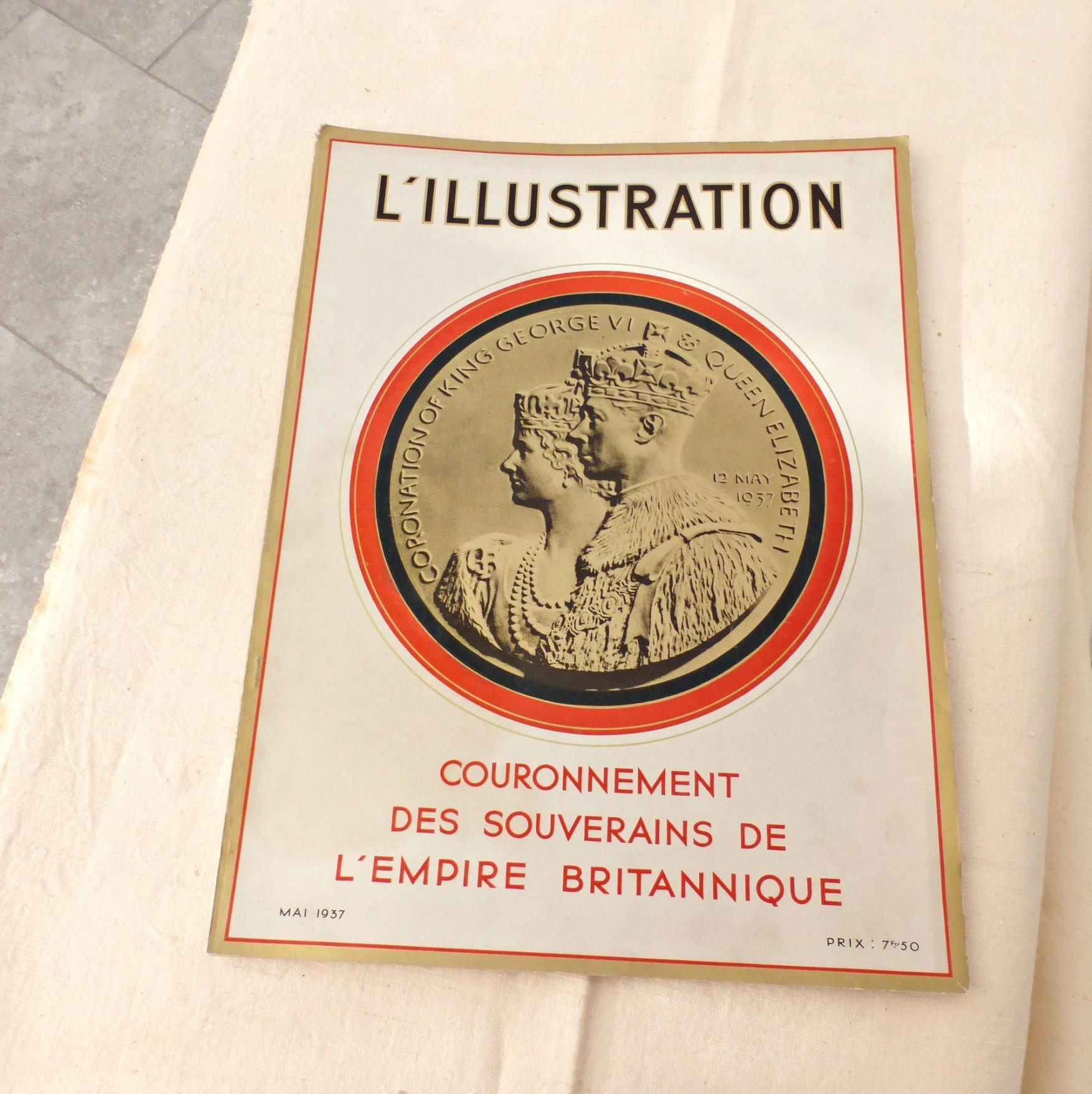 Vintage George VI Coronation Magazine L'illustration - Etsy