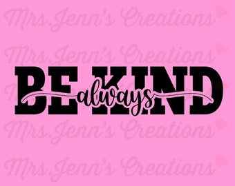 6 Pink Shirt Day SVG PNG JPEG Anti Bullying Be Kind Bully Digital ...