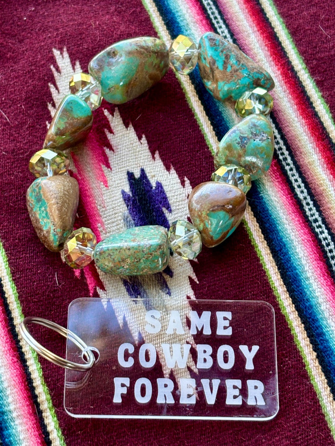 Same Cowboy Forever Ranch Western Style Acrylic Key Chains Cactus Boots ...