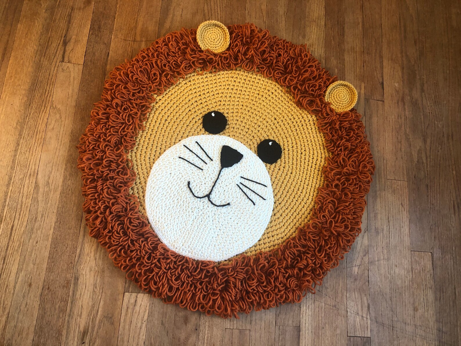 Baby Lion Rug or Lion Playmat - Etsy