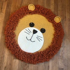 Baby Lion Rug or Lion Playmat - Etsy