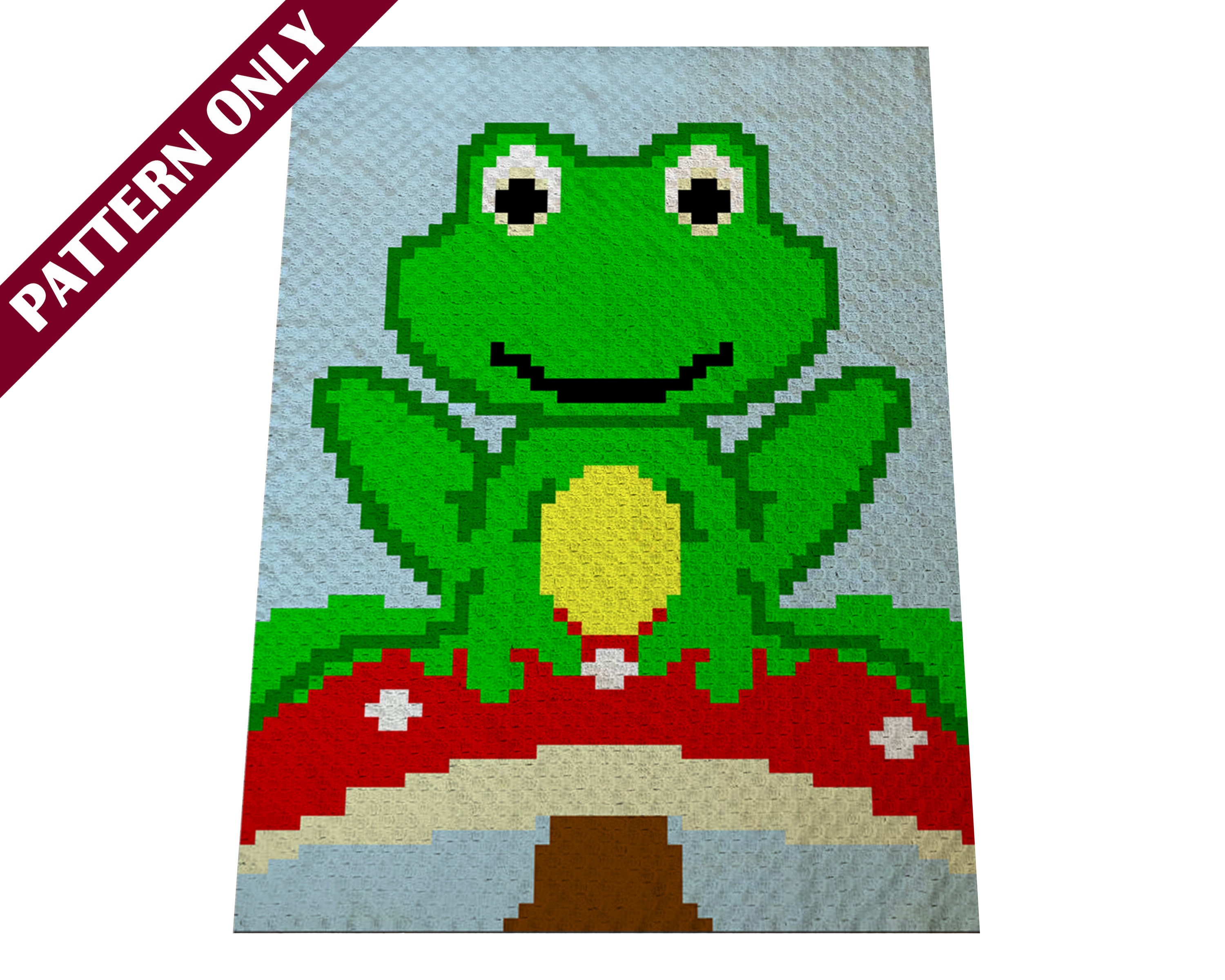 Crochet Corner 2 Corner Frog Graphgan Pattern - Etsy