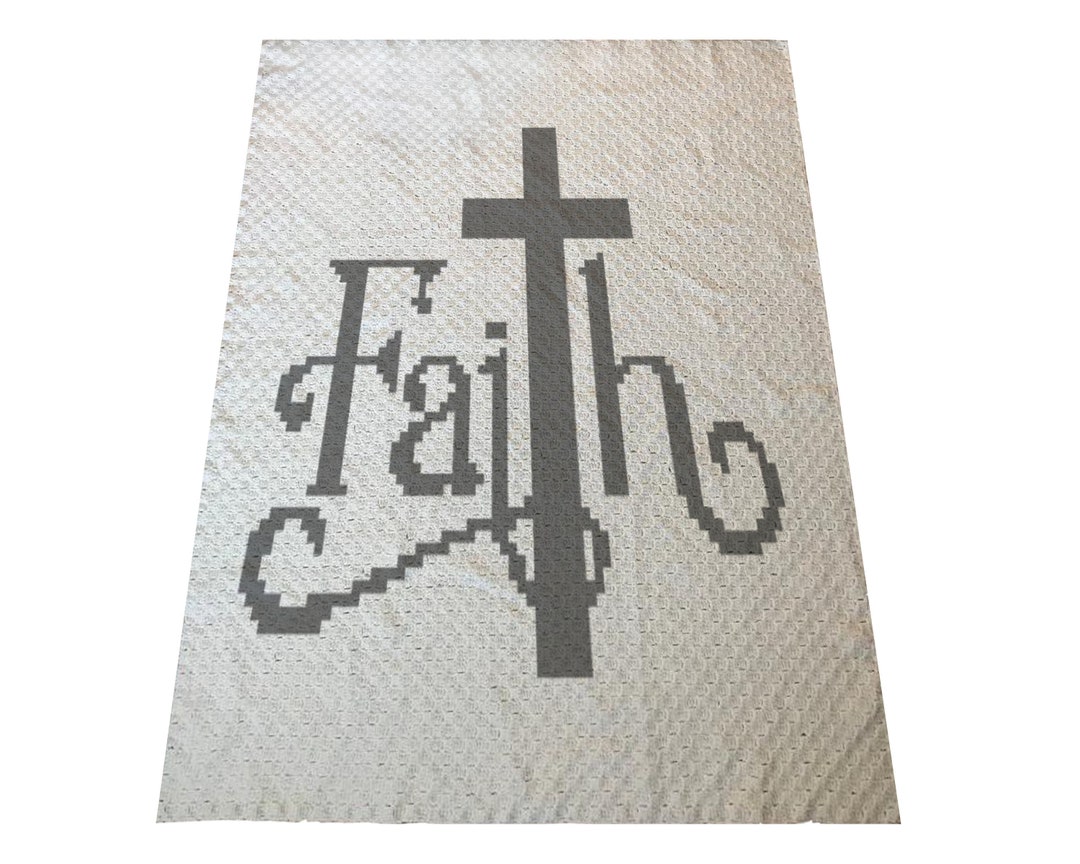 Faith Corner 2 Corner Graphgan Pattern. C2C PATTERN ONLY. - Etsy