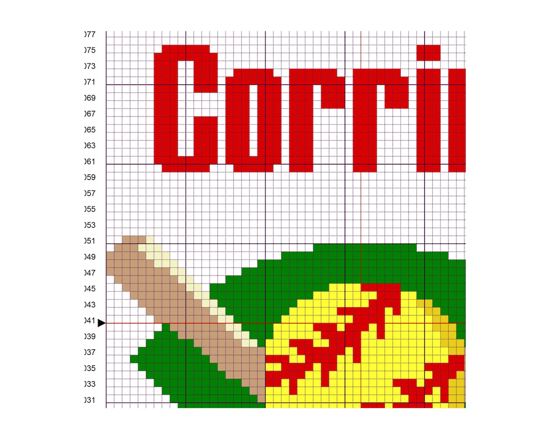 Personalized Softball Crochet Graphgan C2C Pattern Pattern - Etsy