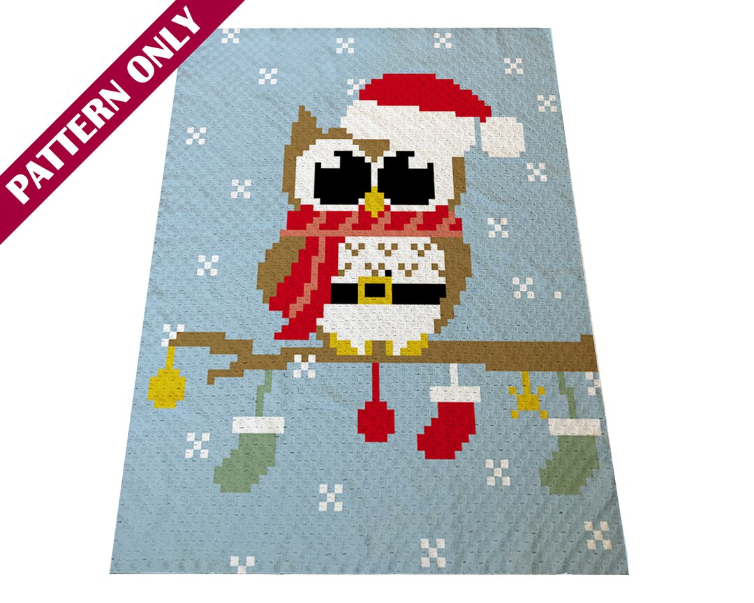 Christmas Owl Graphgan Pattern - Etsy