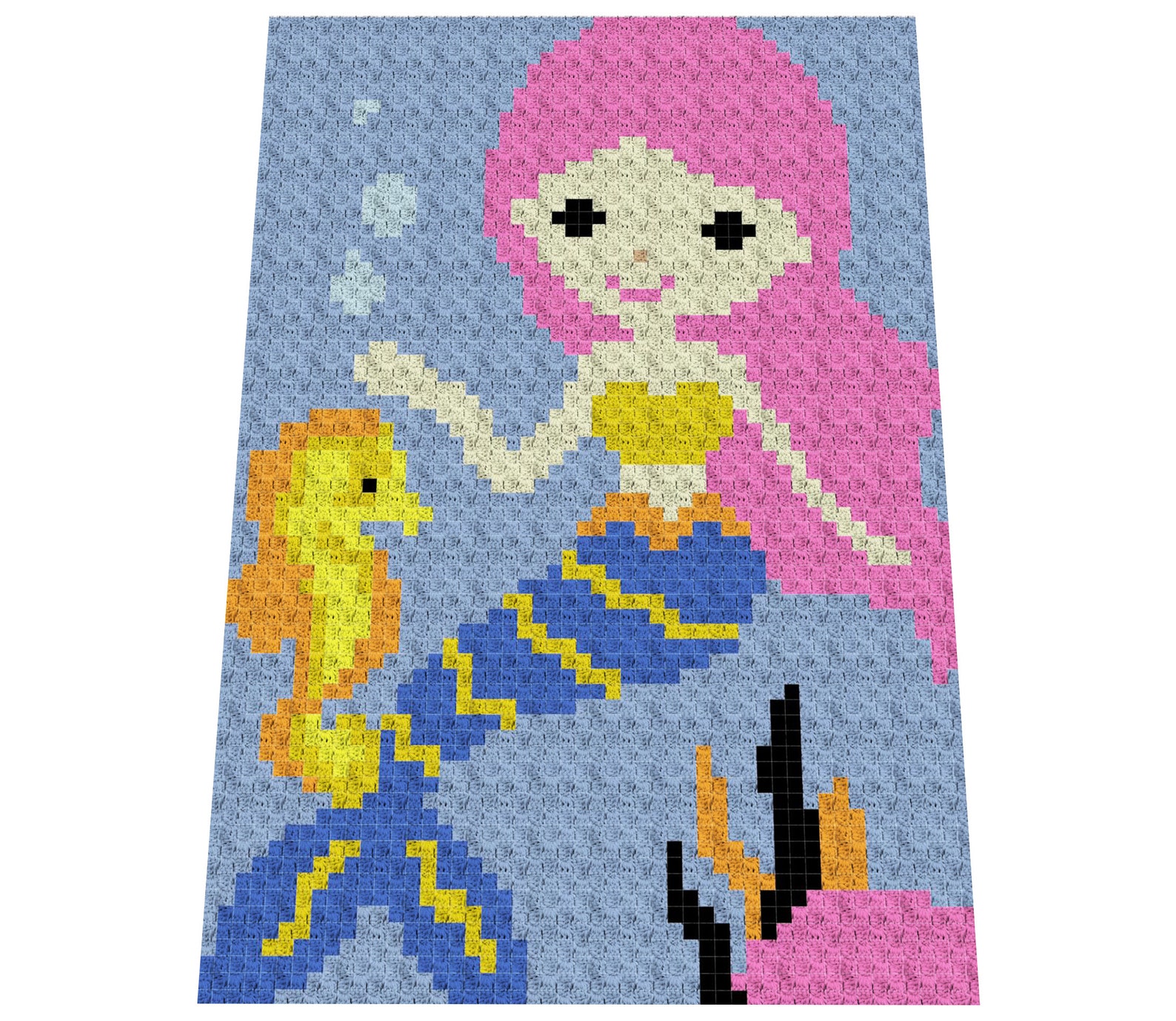 Mermaid C2C #6 Crochet Graphgan Pattern - Etsy
