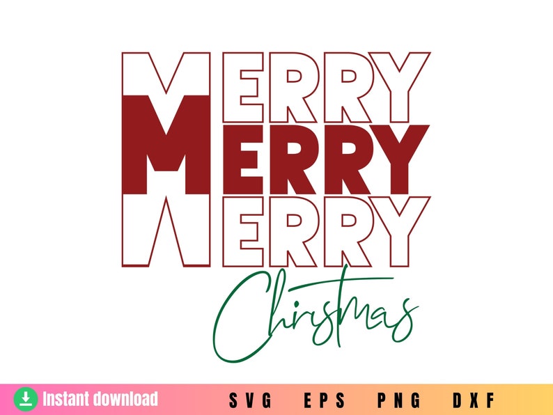 Christmas SVG, Merry Christmas Quote Svg, Merry Svg, Merry Svg, Saying ...