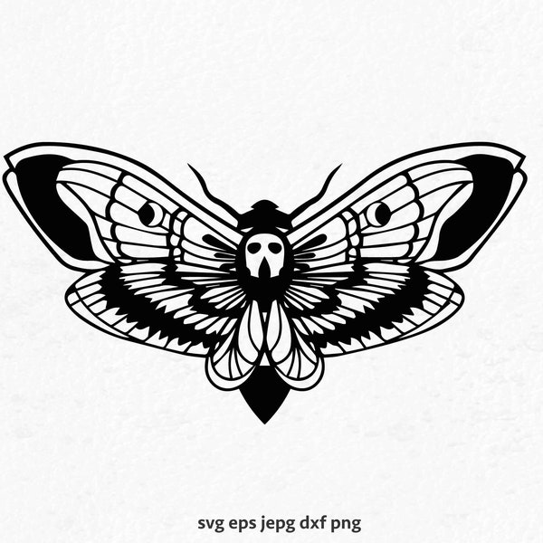 Death Moth Svg - Etsy