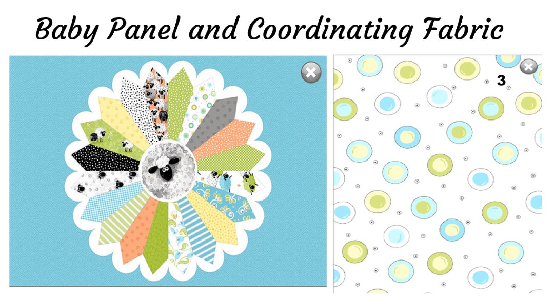 174 Lewe's Balloons Dresden Point Baby Panel and Coordinating Fabric, Baby Fabric Blanket, Quilt ...