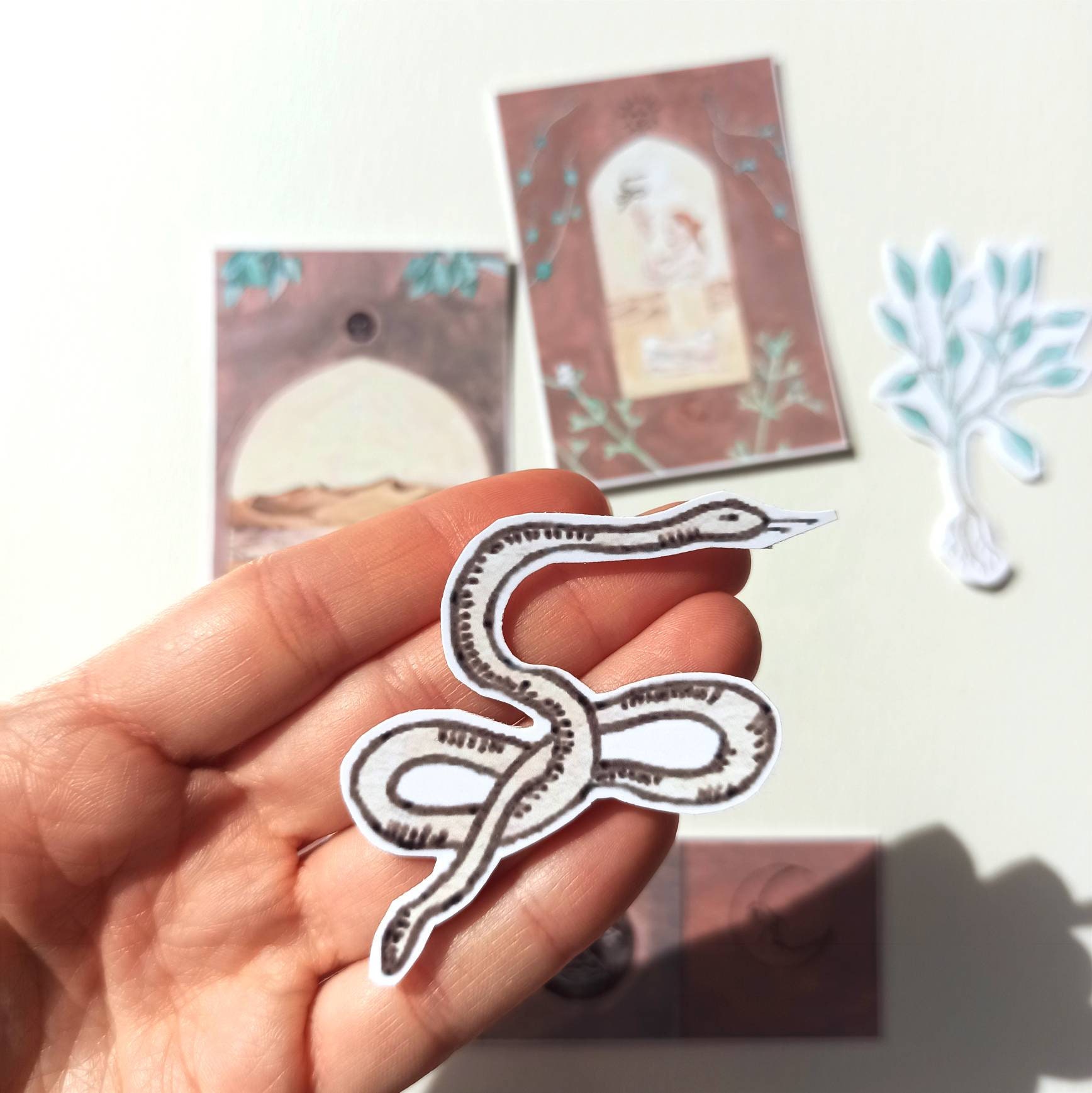 Paper, Party & Kids Craft Supplies & Tools Deserts Sticker Pack Plant ...