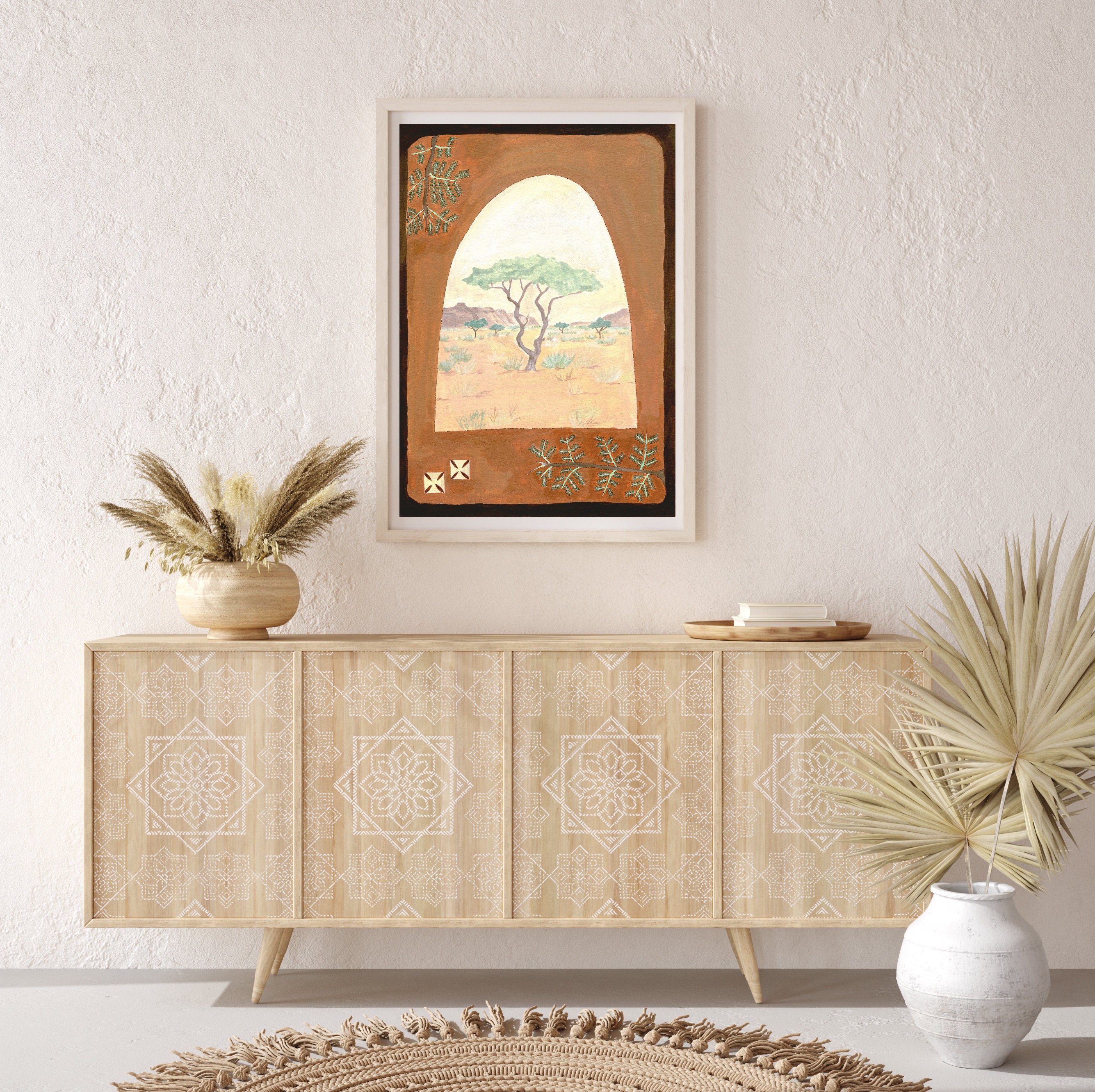 African Tree Art Print - Etsy