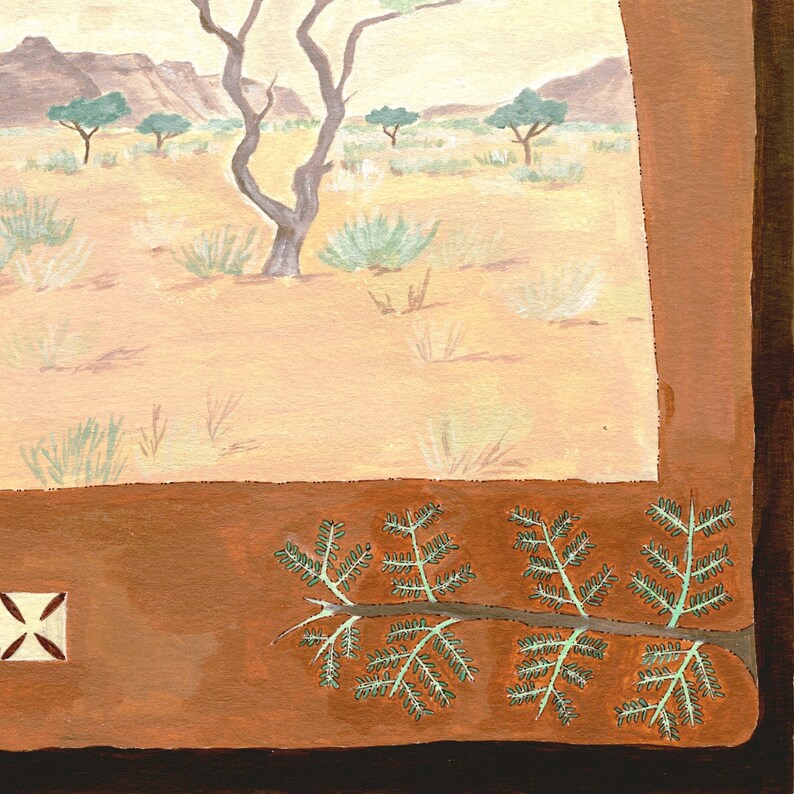 African Tree Art Print - Etsy