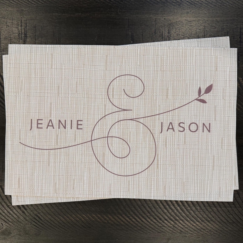 Personalized Dinner Table Placemats - Etsy