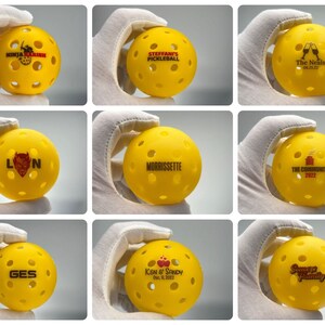 Personalized Pickleballs: Awesome Custom Pickleball Gift. UV Printed ...