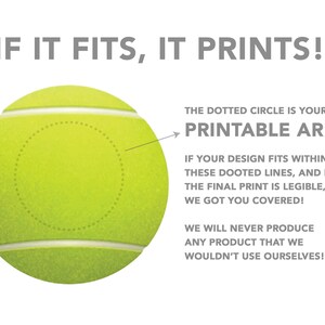 3 Pack Custom Tennis Balls - Personalized Tennis Party Gift - PRINTED ...